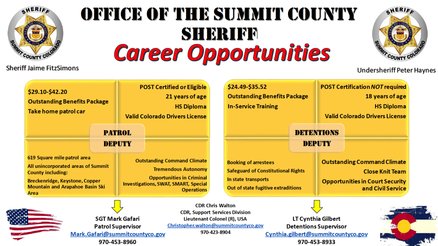 Office of Summit County Sheriff – Colorado JCF