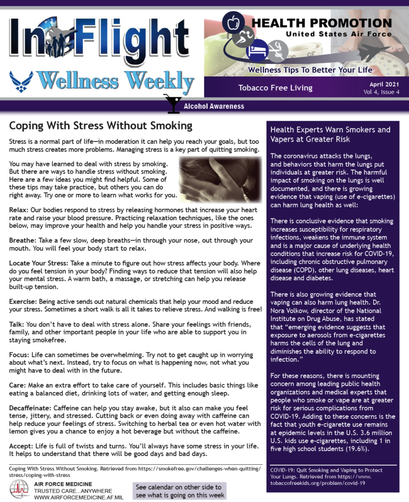 Wellness Weekly Health Promotion Newsletter – Colorado JCF