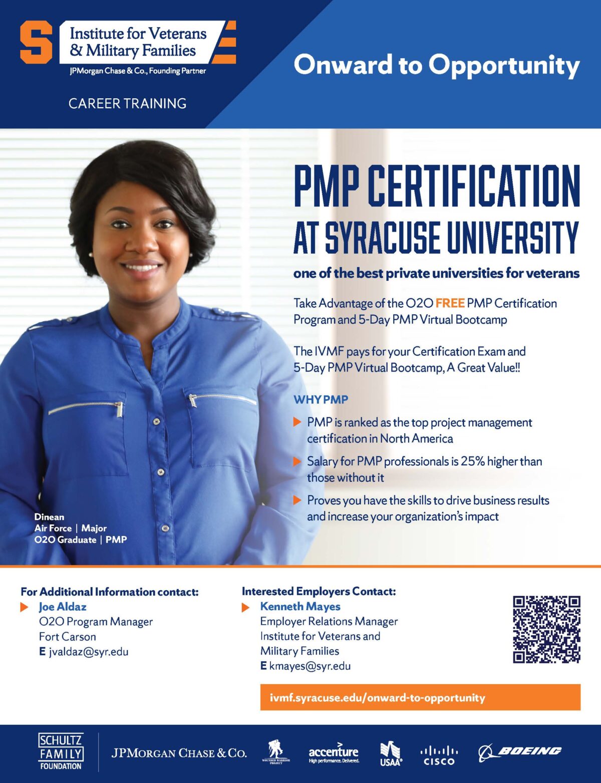 O2O PMP Certification at Syracuse University – Colorado JCF