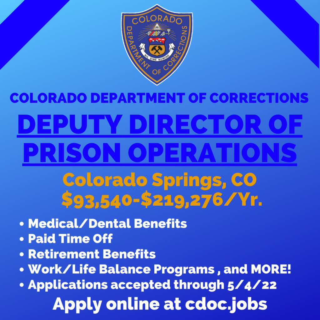 CDOC Job Opportunities – Colorado JCF