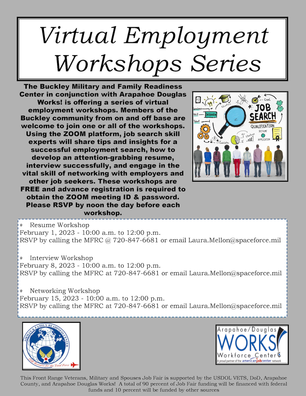 Virtual Employment Workshops Series – Colorado JCF