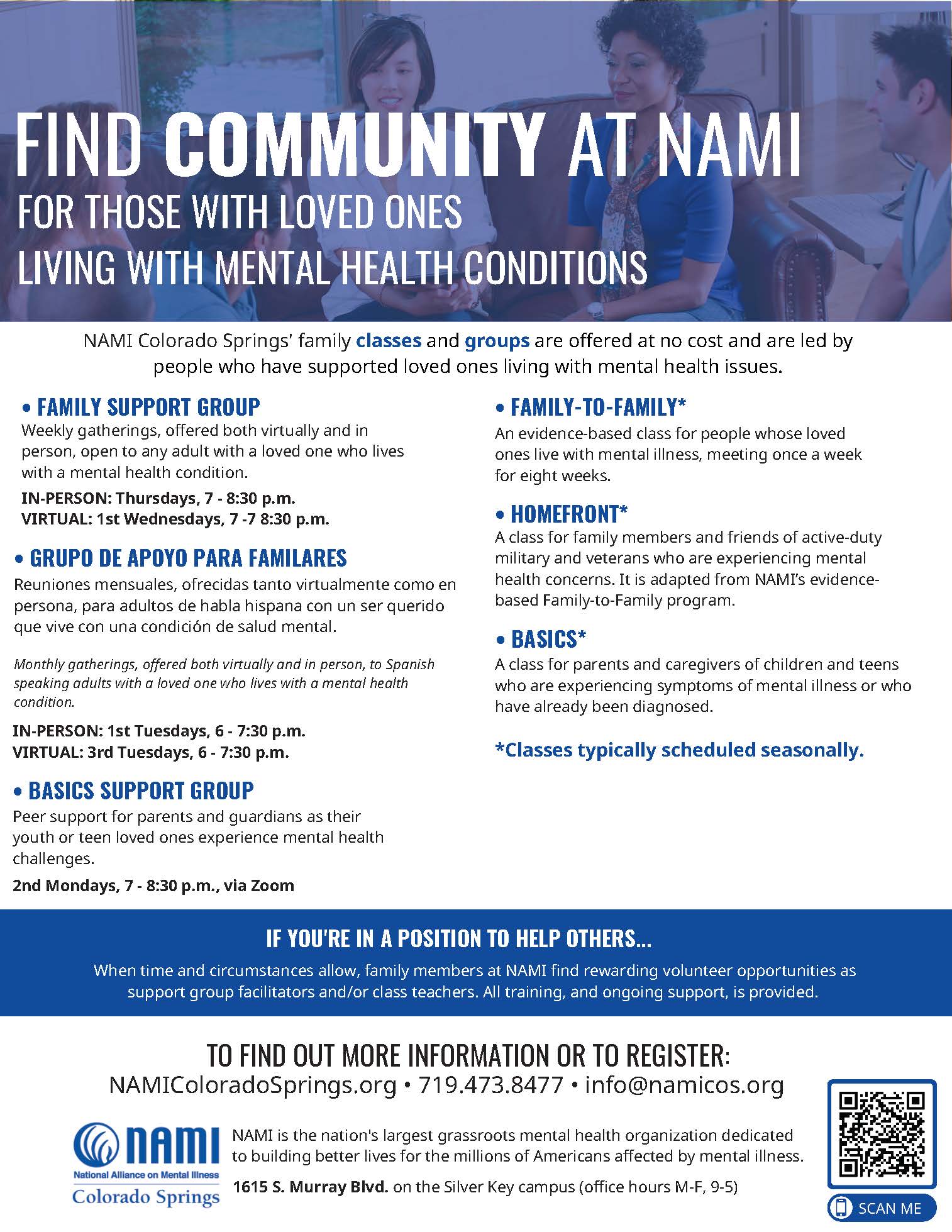 Find community at NAMI: mental health support – Colorado JCF
